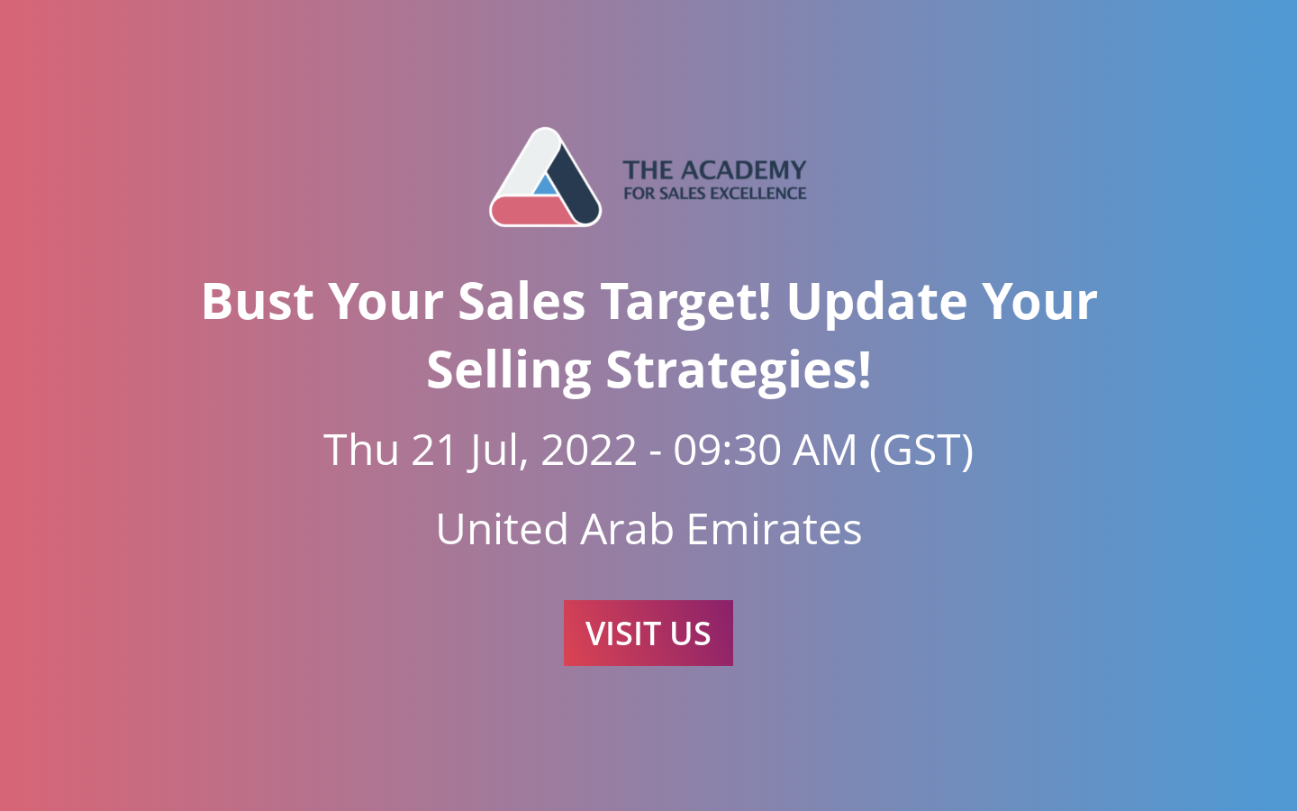 Bust Your Sales Target! Update Your Selling Strategies!